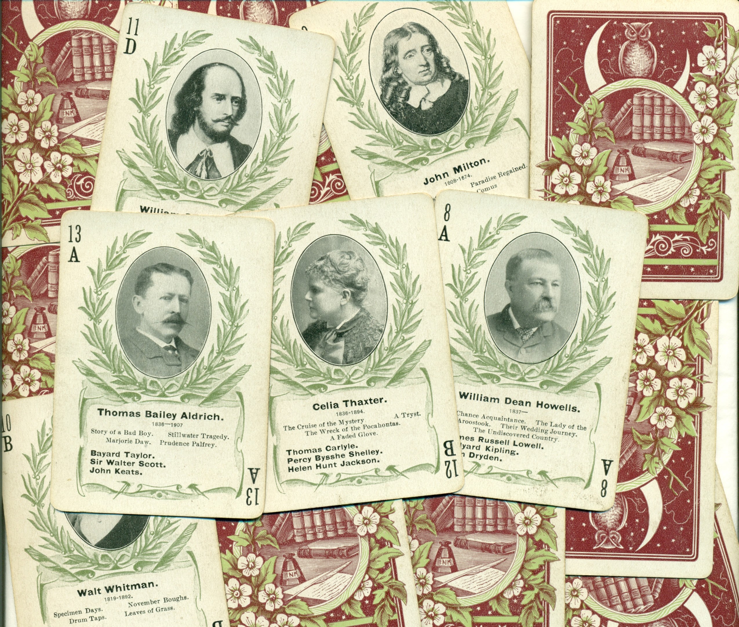 Playing Cards with Famous Authors - SeacoastHistory